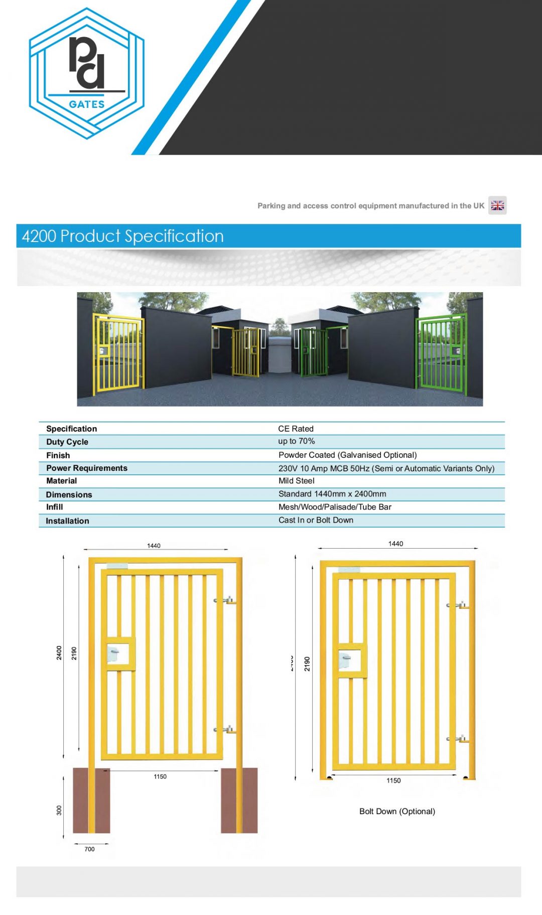 Pedestrian Gate - PD Gates