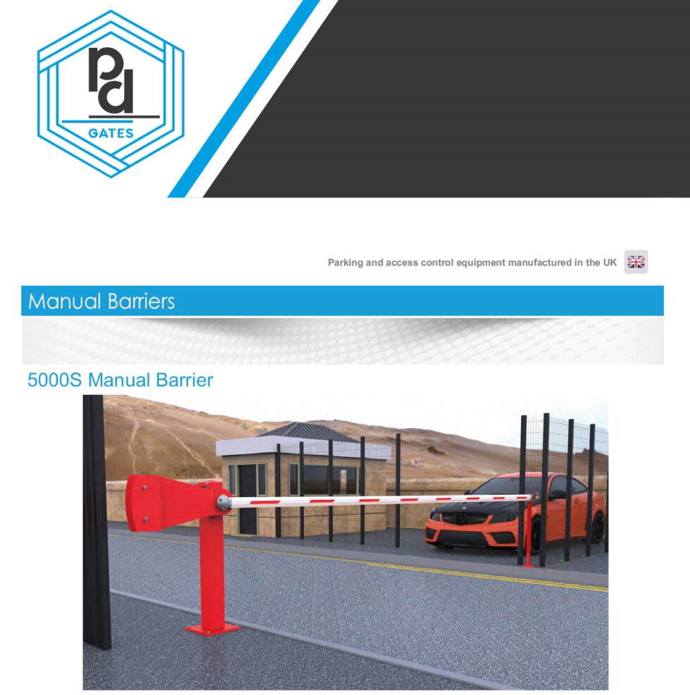 5000s Manual Barrier PD Gates