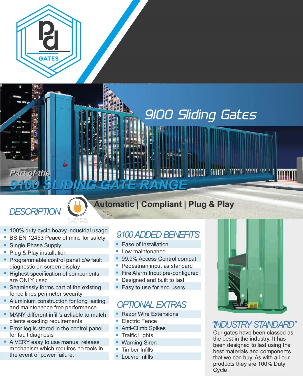 Automatic Sliding Gates Glasgow