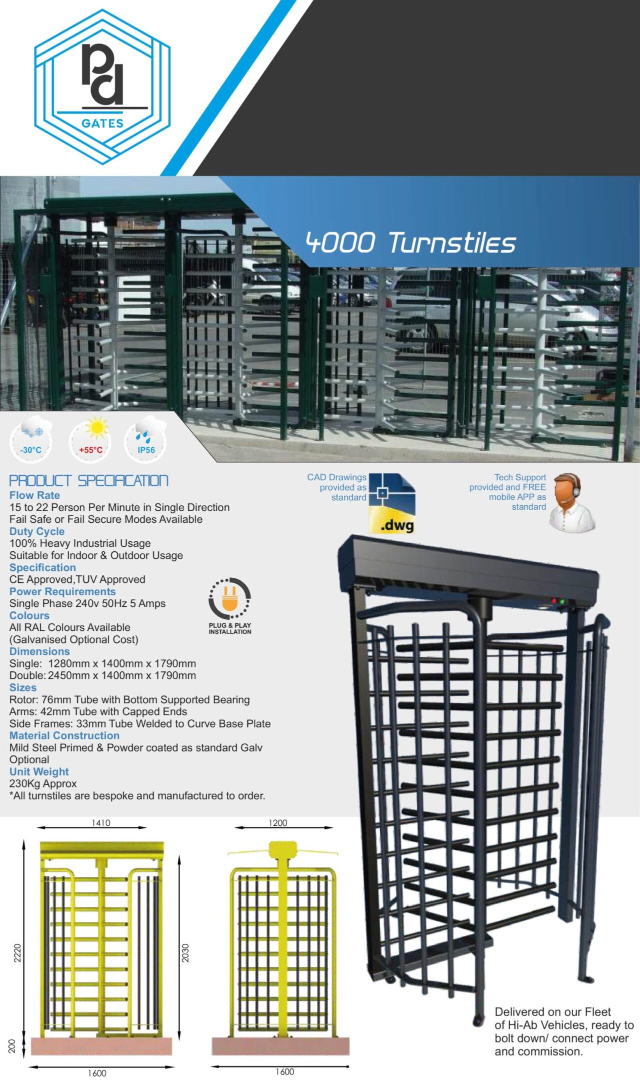 Turnstiles PD Gates